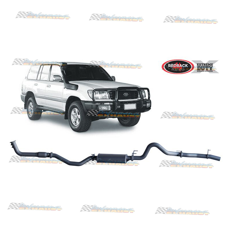 TOYOTA LANDCRUISER 100 SERIES 4.2LT TD REDBACK EXTREME 3" EXHAUST W/CAT ...